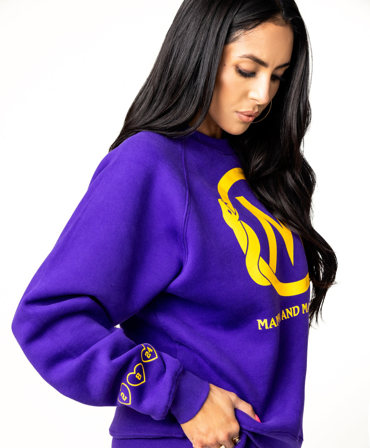L.A. Royal Sweatshirt/Shorts SET (Adult) | Mamba & Mambacita Sports ...